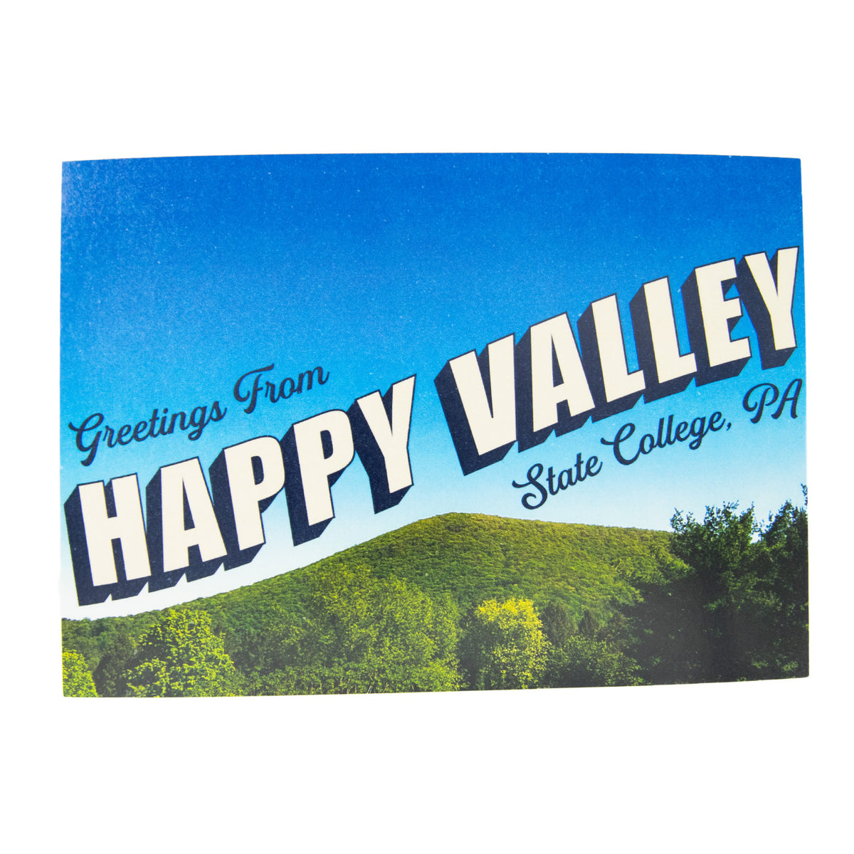Greeting From Happy Valley Post Card – PennStateClothes.com
