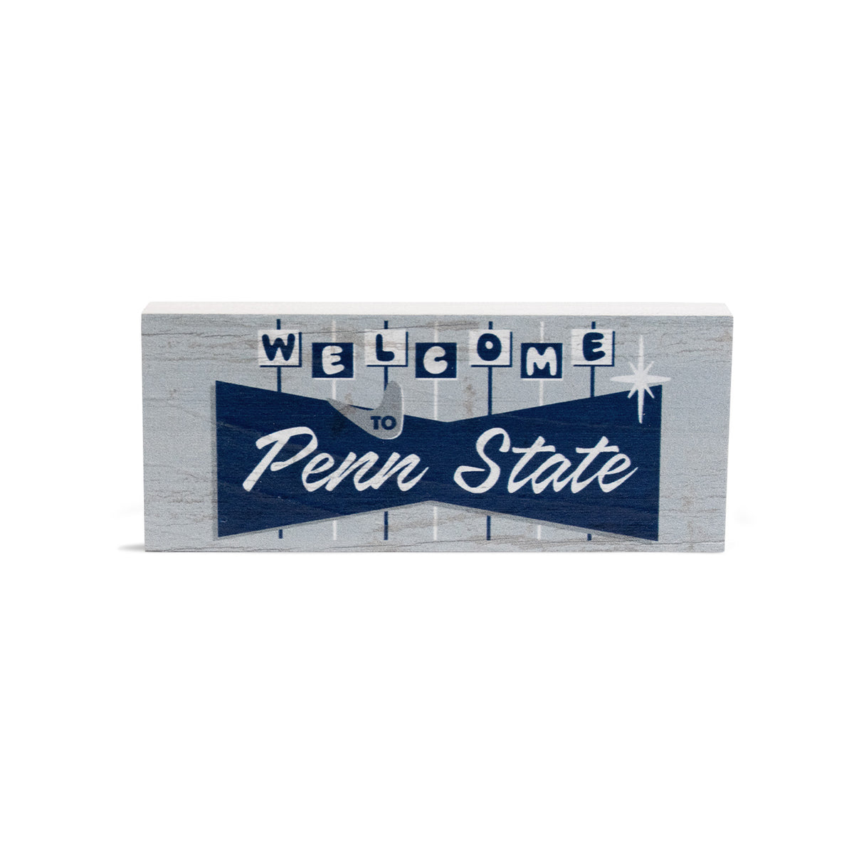 Penn State Welcome 6" Wood Table Top Sign – PennStateClothes.com