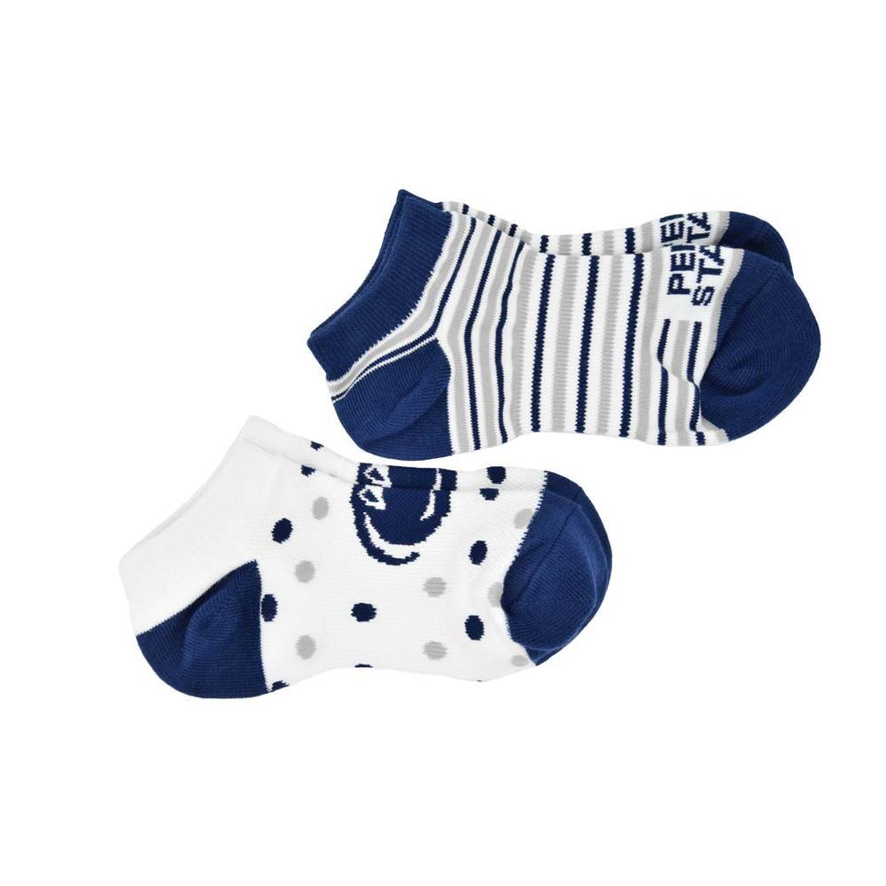 Penn State Low-Cut Stripe & Dot 2 Pack – PennStateClothes.com