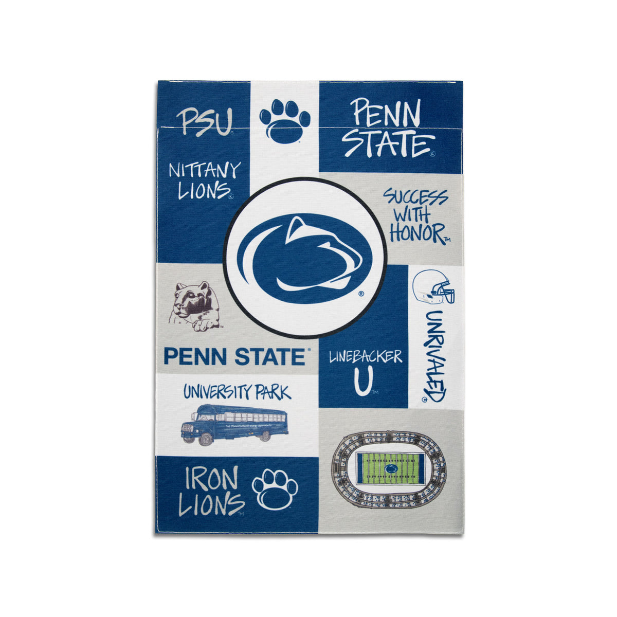 Penn State Color Block Garden Flag – PennStateClothes.com