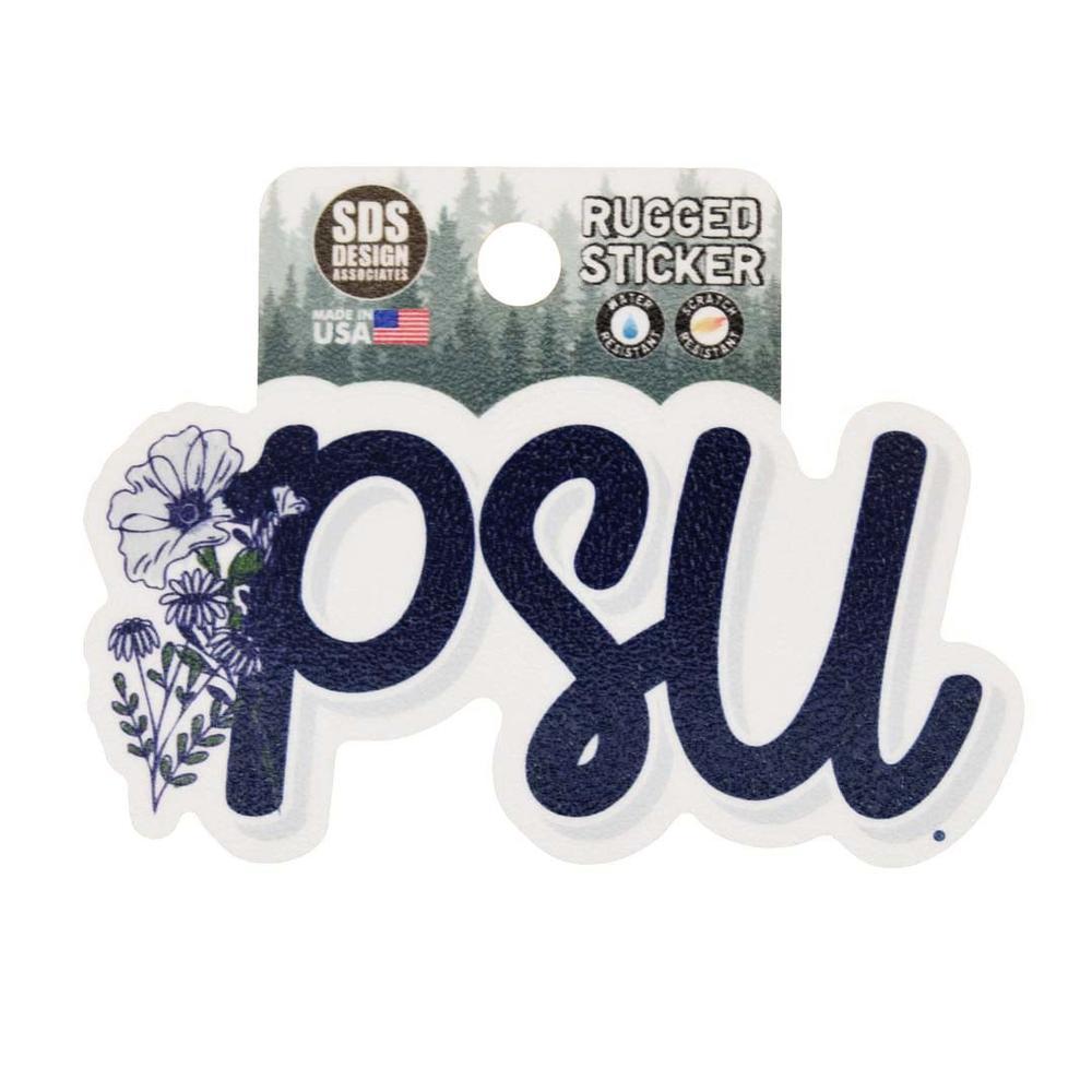 Penn State Flower Rugged Sticker – PennStateClothes.com