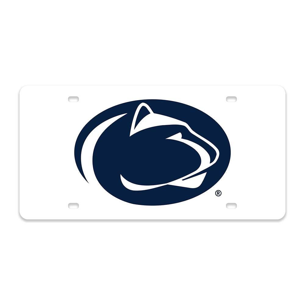 Penn State Logo White License Plate – PennStateClothes.com