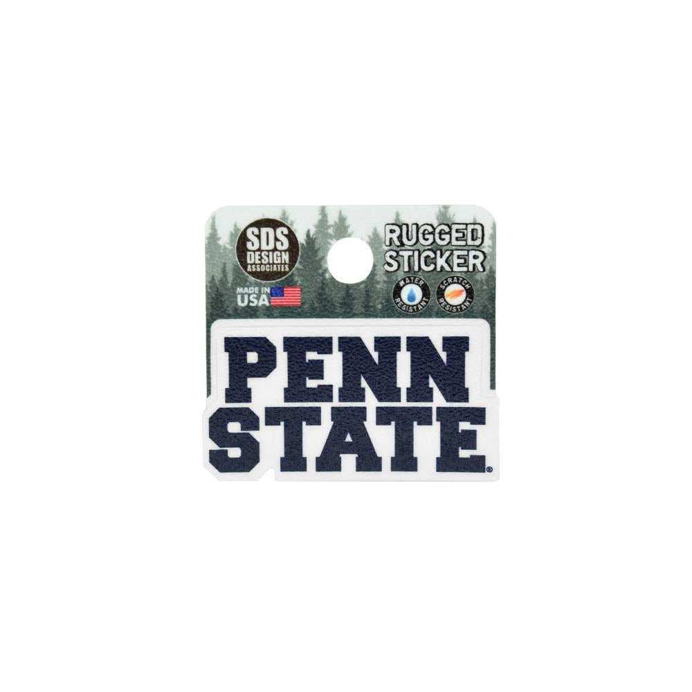 Penn State Block Wordmark Rugged Sticker – PennStateClothes.com