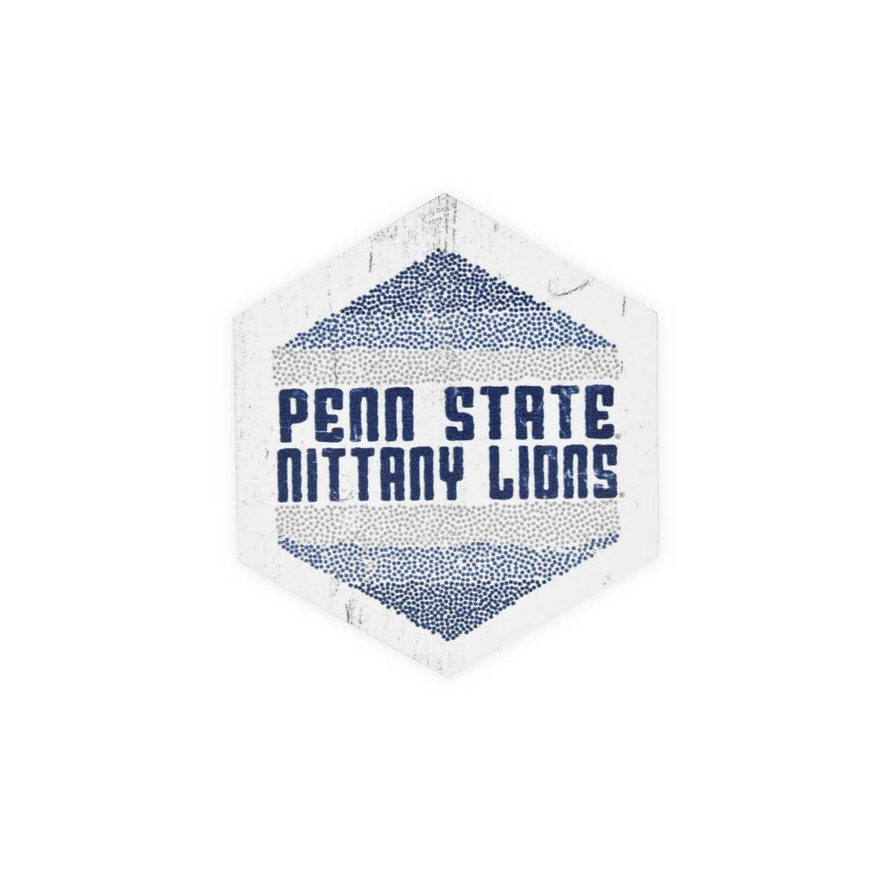 Penn State Epicenter Hexagon Wooden Magnet – PennStateClothes.com