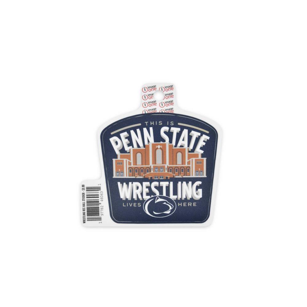 Penn State Wrestling Lives Here Sticker – PennStateClothes.com