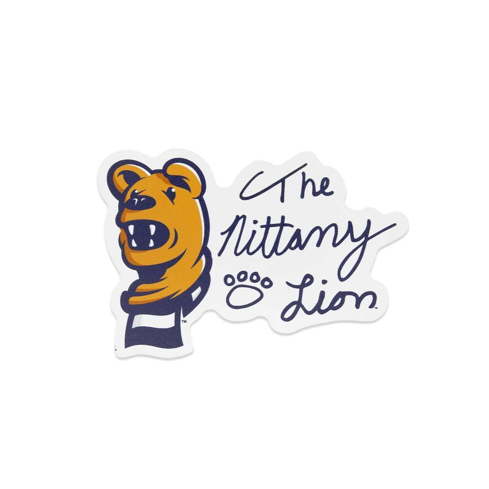 Penn State New Mascot Nittany Lion Signature 4" Magnet ...
