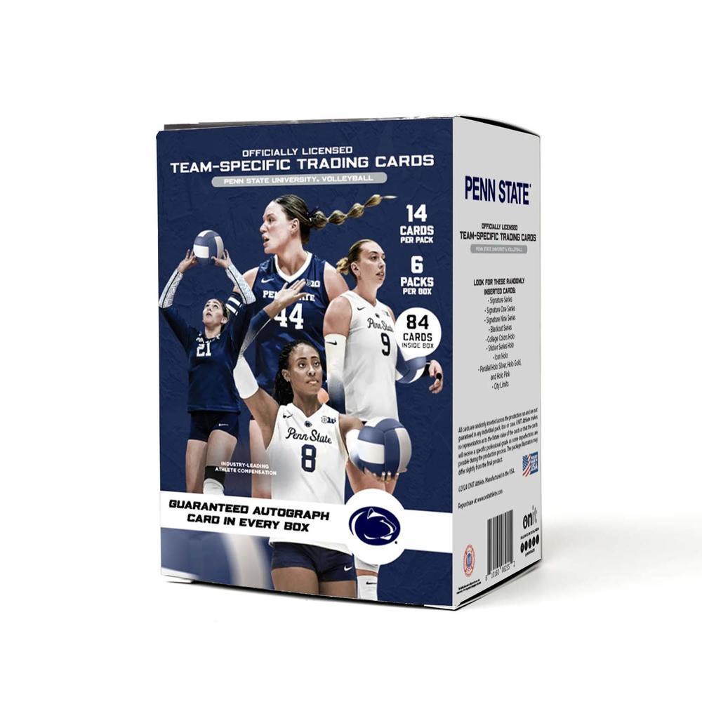 Penn State 2024 Platinum Volleyball Player 84 Count Trading Cards Box ...