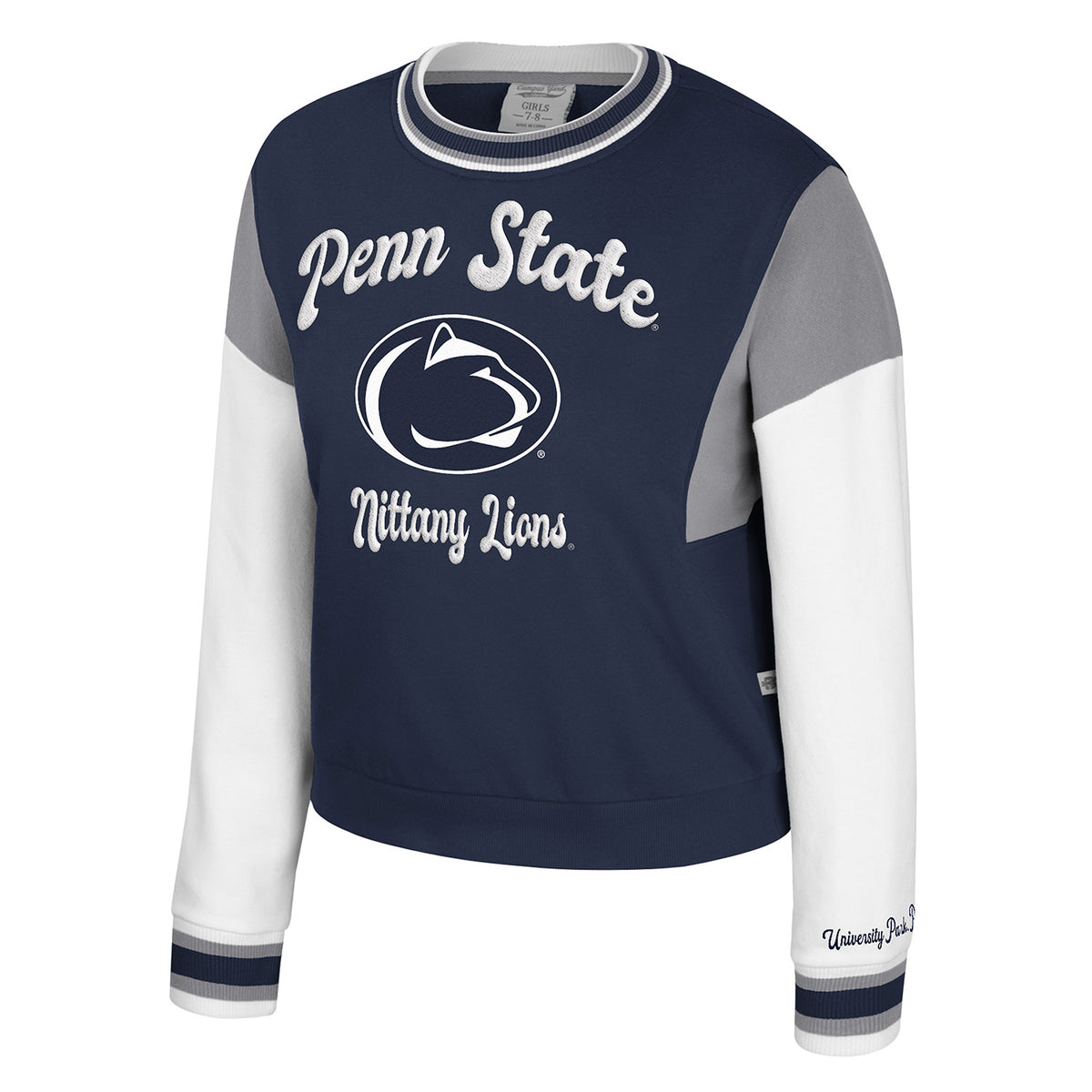 Penn State Colosseum Youth Moonbeam Girls Crew Sweatshirt ...