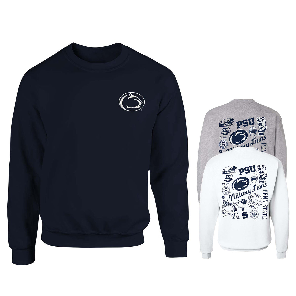 Penn State Logo Medley Crew – PennStateClothes.com
