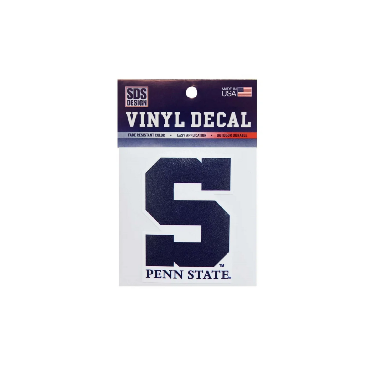 Penn State 3" Block "S" Decal – PennStateClothes.com