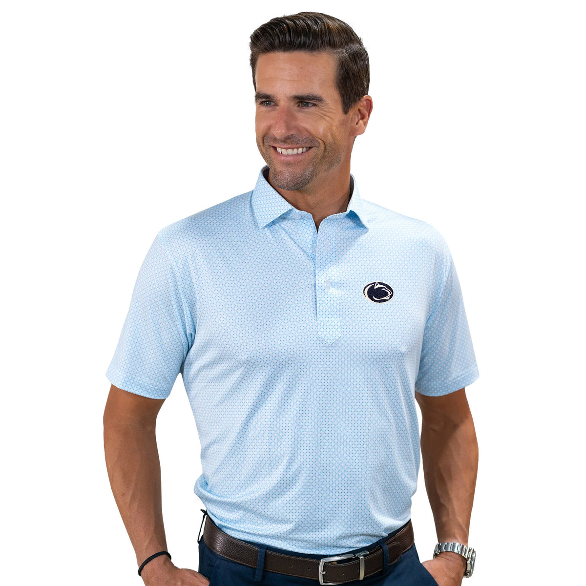 Penn State Featherweight Polo Dress Shirt – PennStateClothes.com