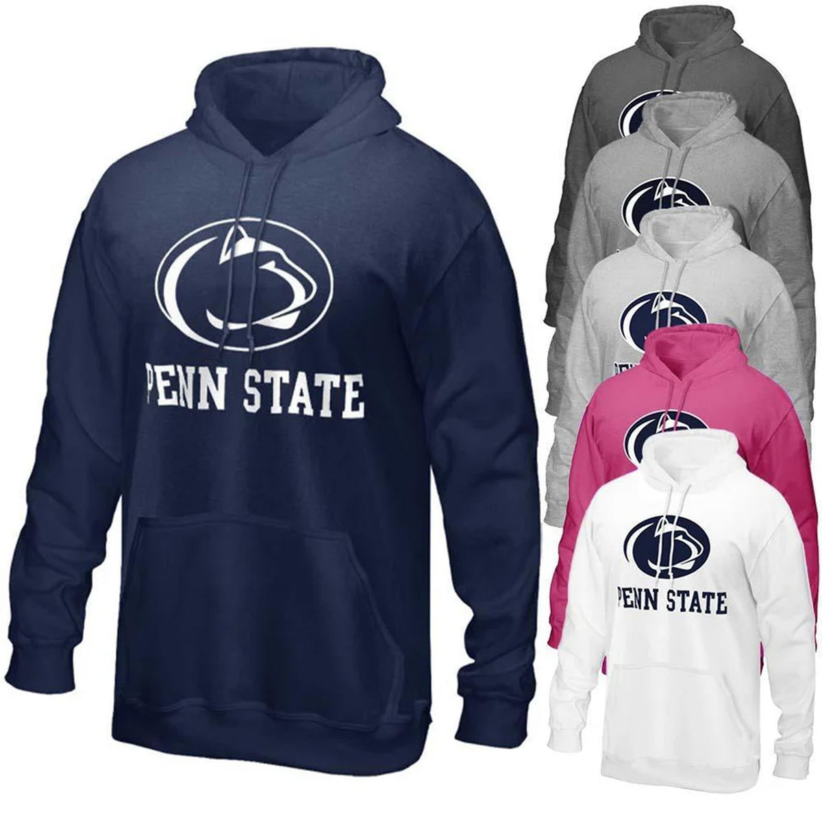 Penn State Logo Block Hooded Sweatshirt – PennStateClothes.com