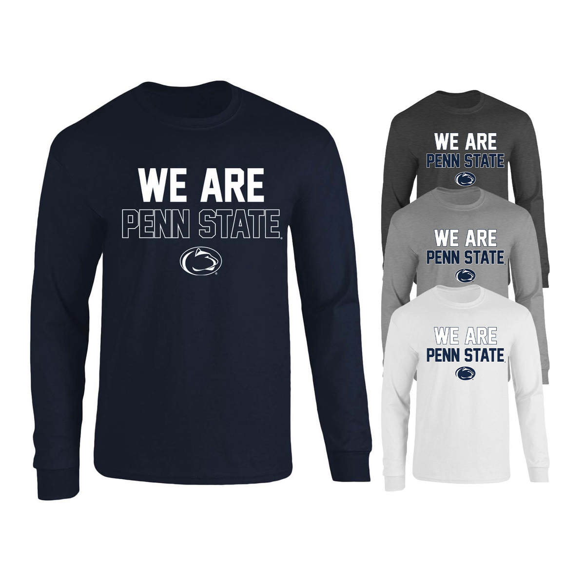 Penn State We Are Long Sleeve T-Shirt – PennStateClothes.com