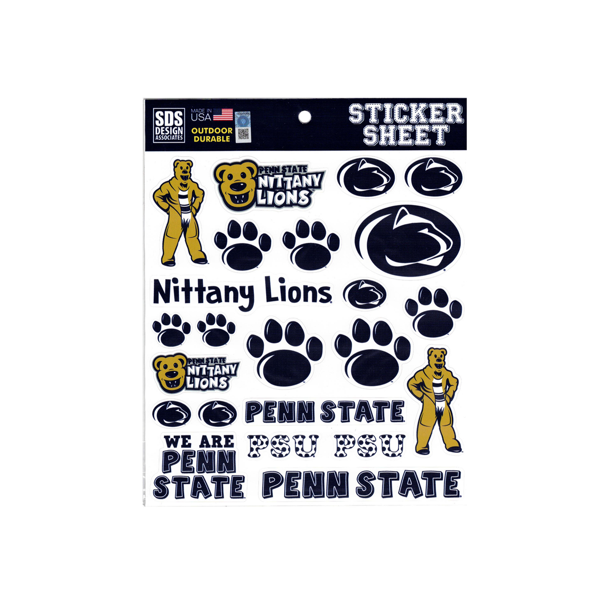 Penn State Youth Marks Sticker Sheet – PennStateClothes.com