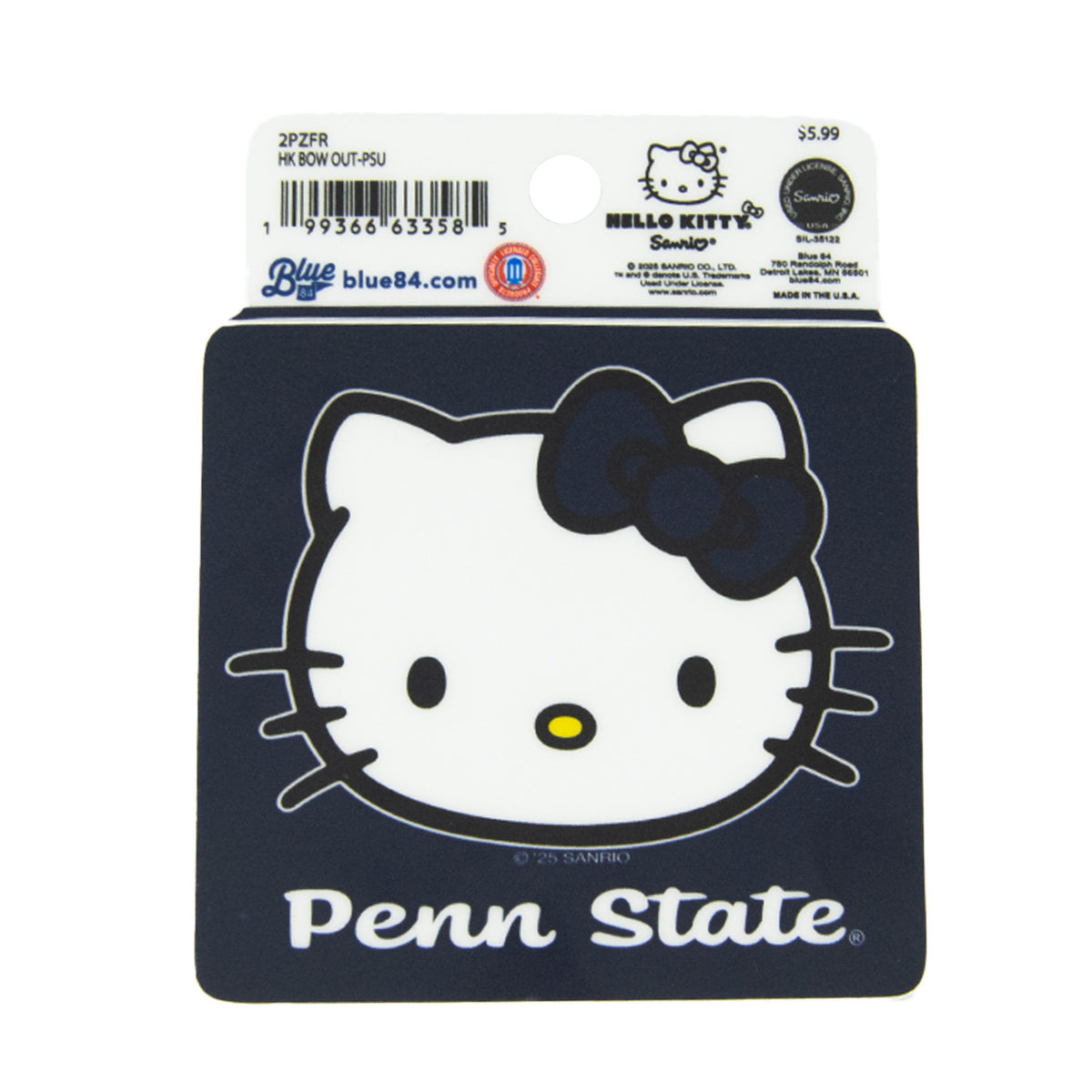 Penn State Hello Kitty Bow Out Sticker – PennStateClothes.com