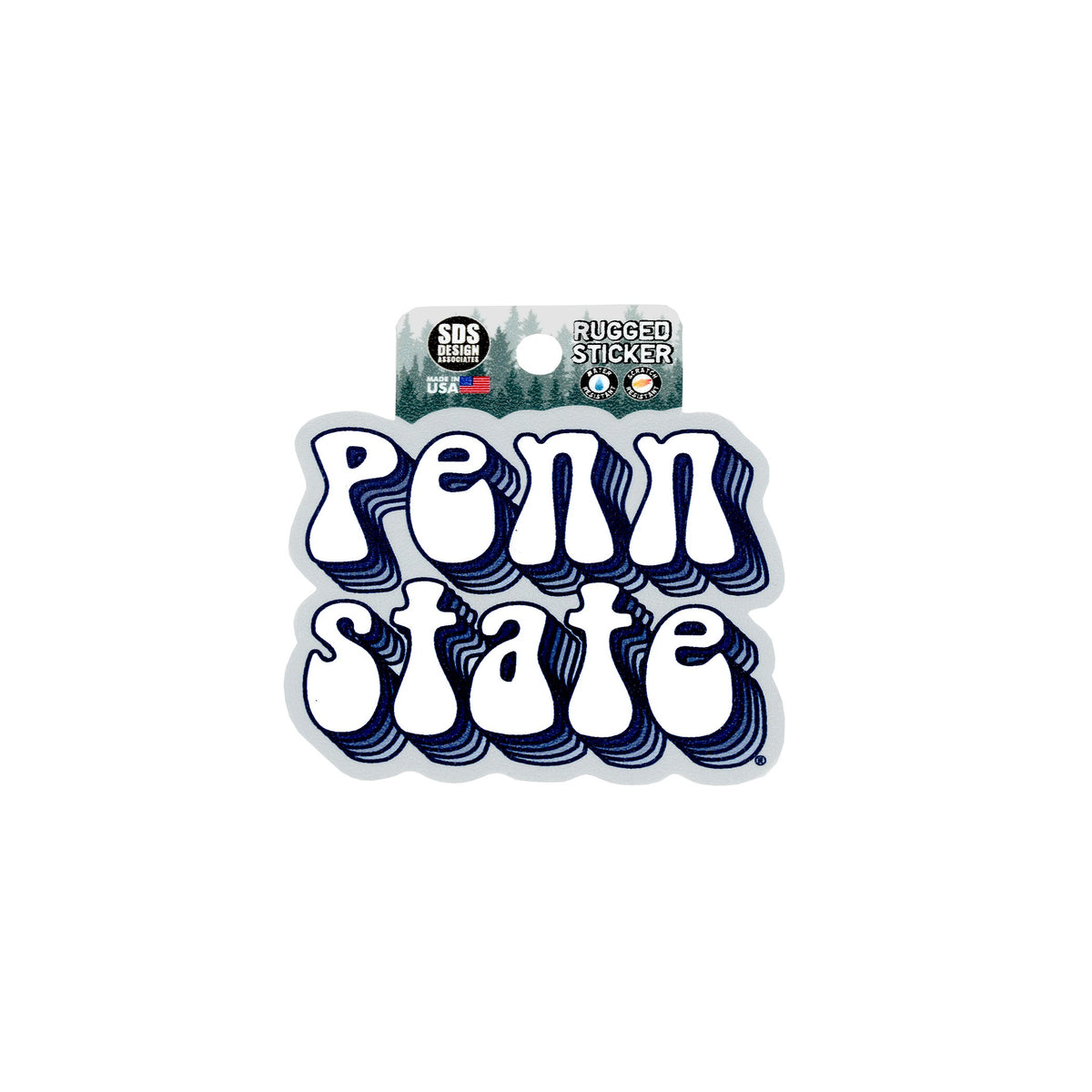 Penn State Rugged Groovy Sticker – PennStateClothes.com