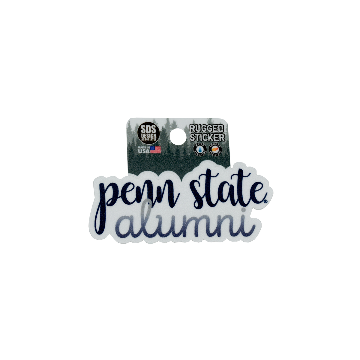 Penn State Rugged Alumni Script Sticker – PennStateClothes.com