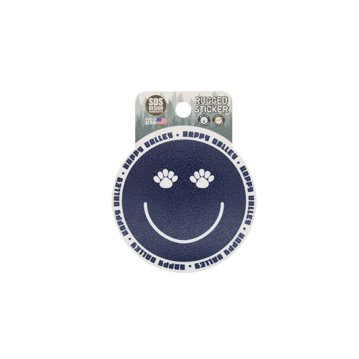 Penn State Smiley Paw Rugged Sticker – PennStateClothes.com