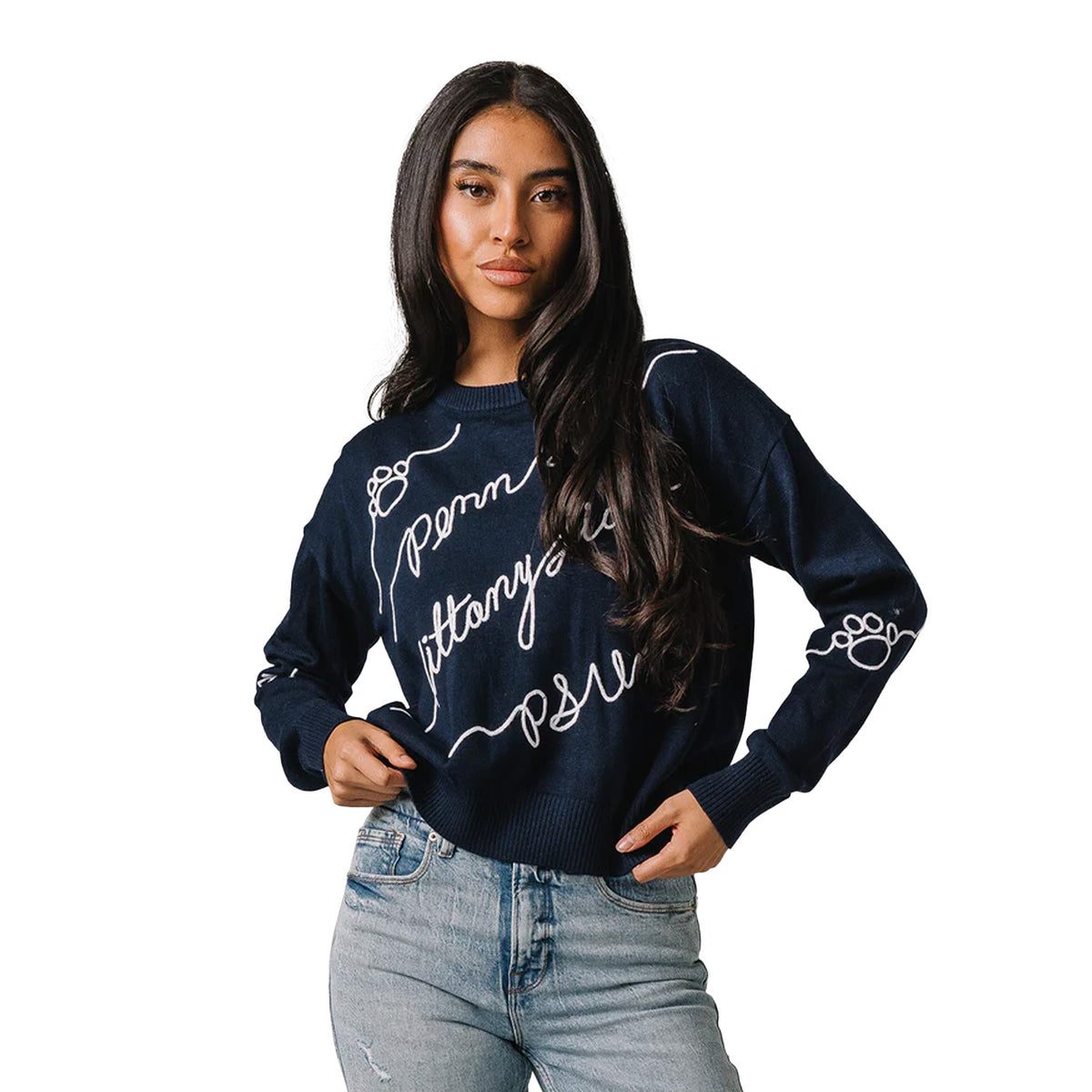 Penn State Women's Love Letter Sweater – PennStateClothes.com