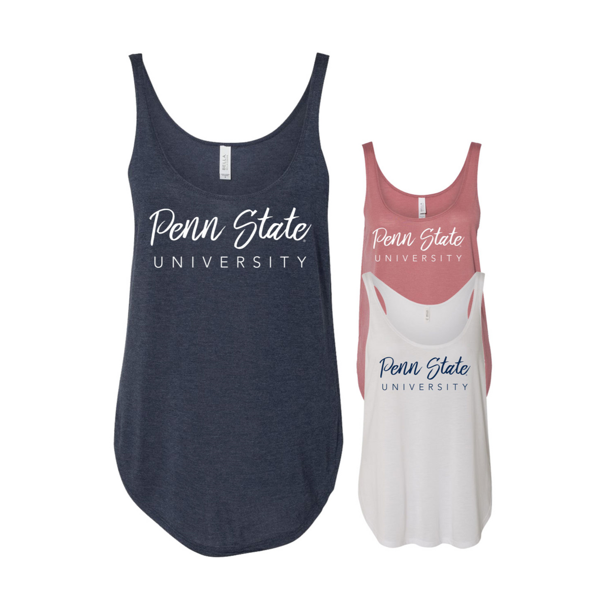 Penn State Women's Flowy Script Tank – PennStateClothes.com