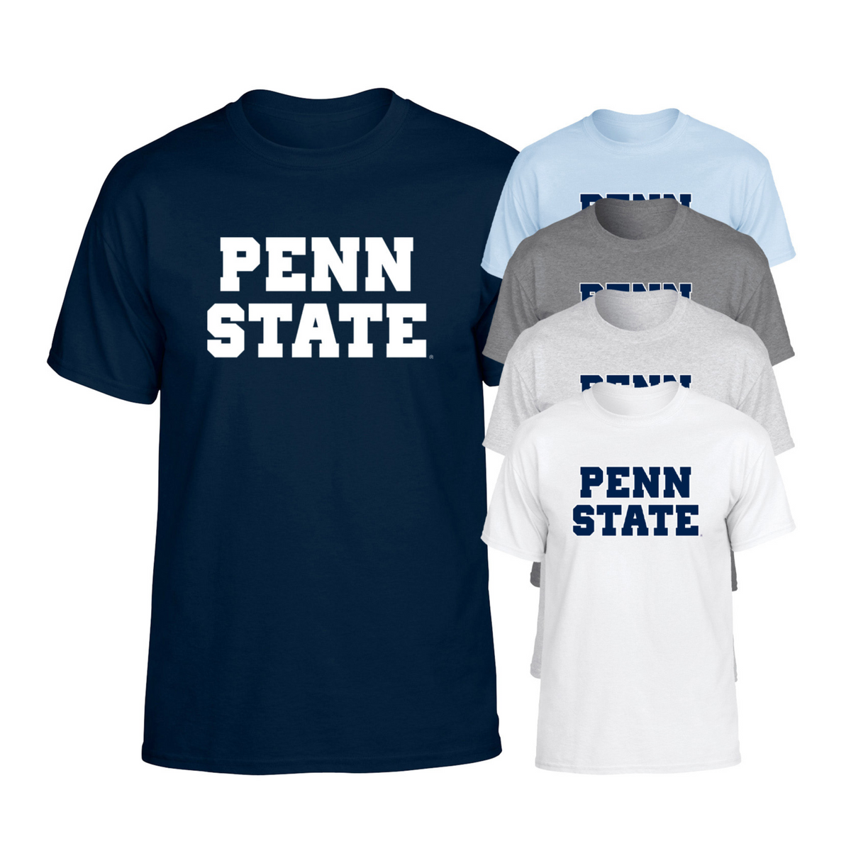 Penn State Block Bold T-shirt – PennStateClothes.com