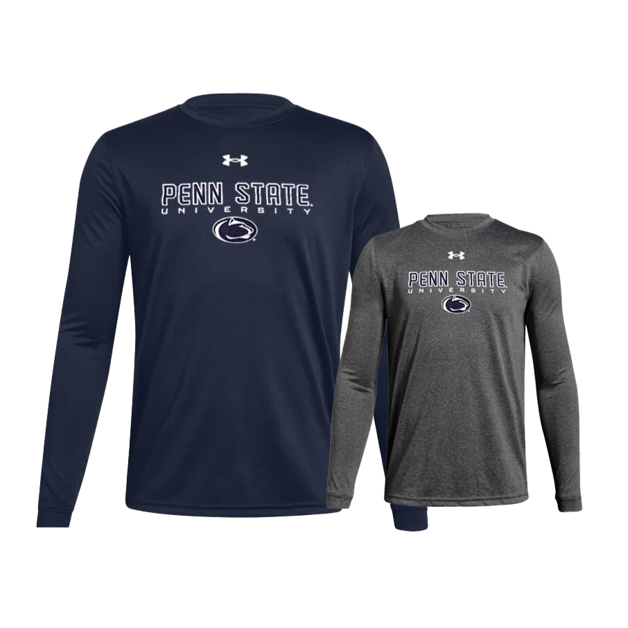 Penn State Under Armour Youth Tech Long Sleeve Shirt – PennStateClothes.com